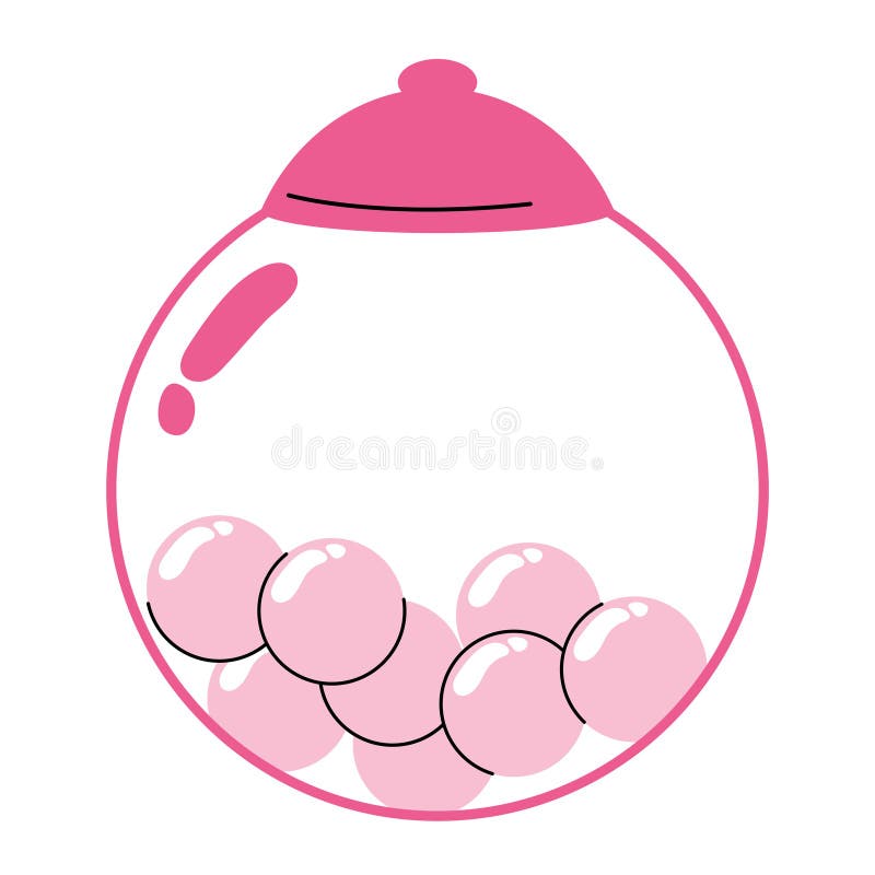 Gum candy dispenser stock illustration. Illustration of container ...