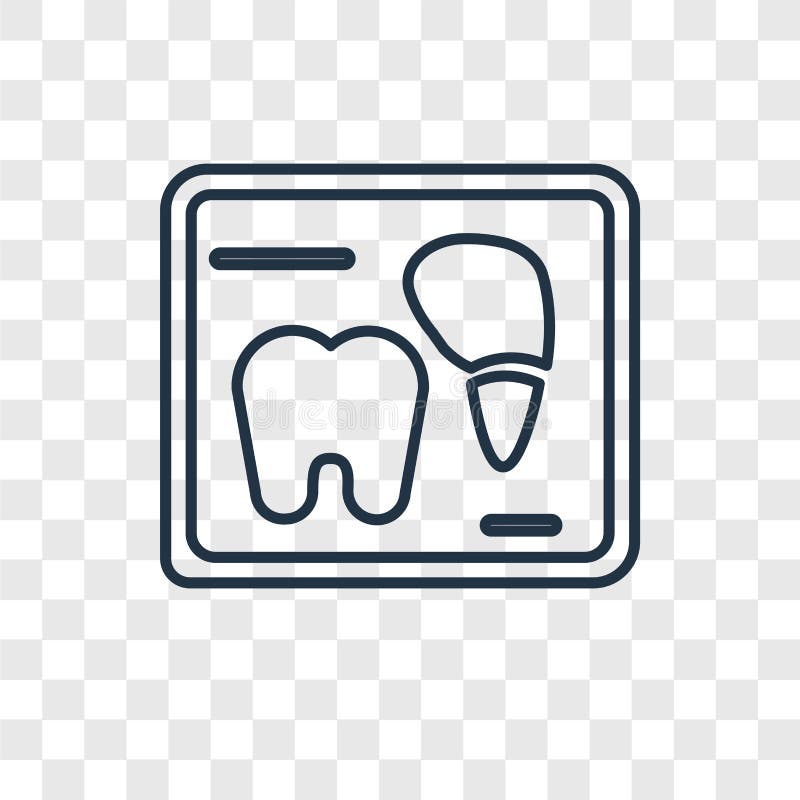 Gum Concept Vector Linear Icon Isolated on Transparent Background, Gum ...