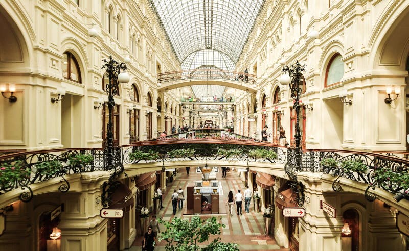 GUM - department store editorial stock photo. Image of centre - 76132638