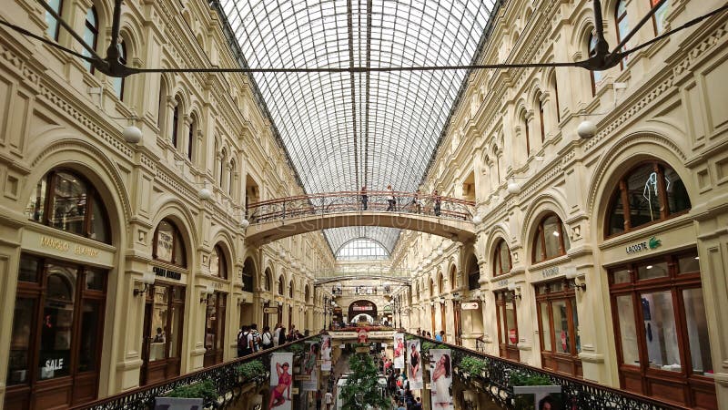 GUM - department store editorial photography. Image of blue - 76285607