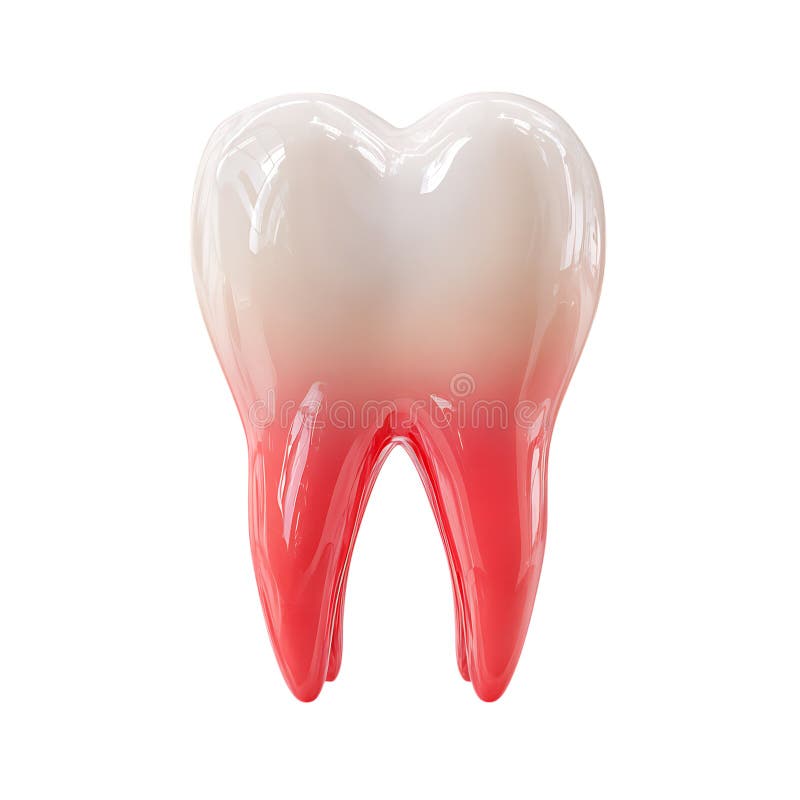 Gum Disease Visualization a 3D Render of a Tooth with Gingivitis on ...