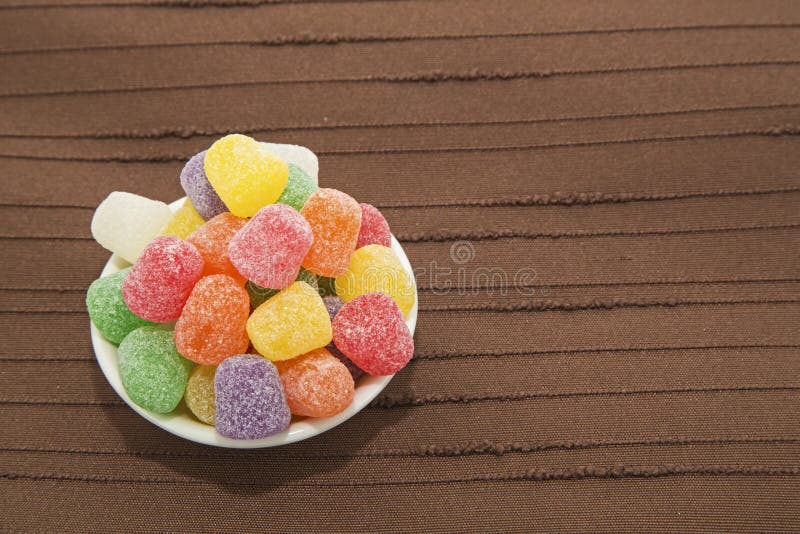 Gum Drops Food Sweet Candy Sugar Bowl Stock Photo - Image of snack ...