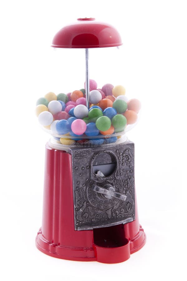 Retro chewing gum machine stock photo. Image of colors - 34833680