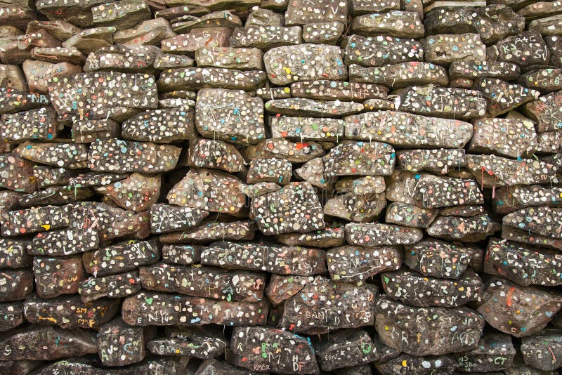 Gum wall stock photo. Image of follows, love, trail, disgusting - 71385882