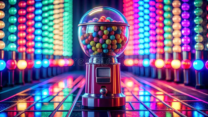 Gumball Arcade: a Retro Gumball Machine in a Classic Arcade Setting ...