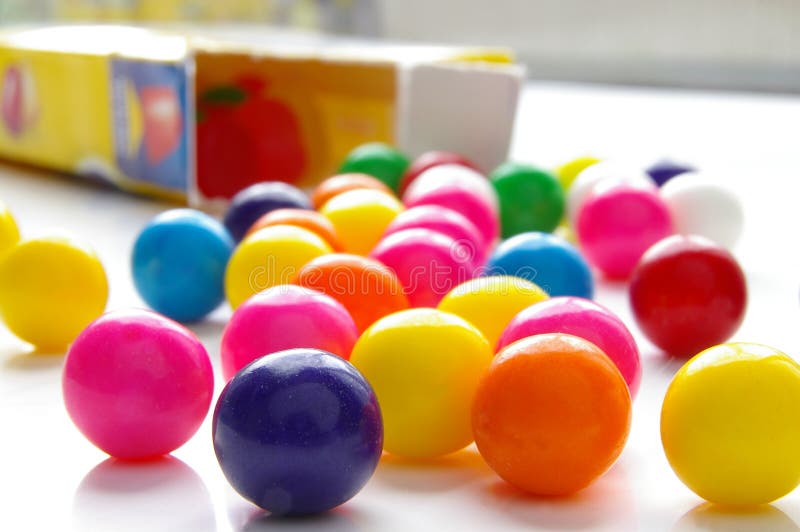 Gumball box stock photo. Image of macro, orange, pink - 1750412