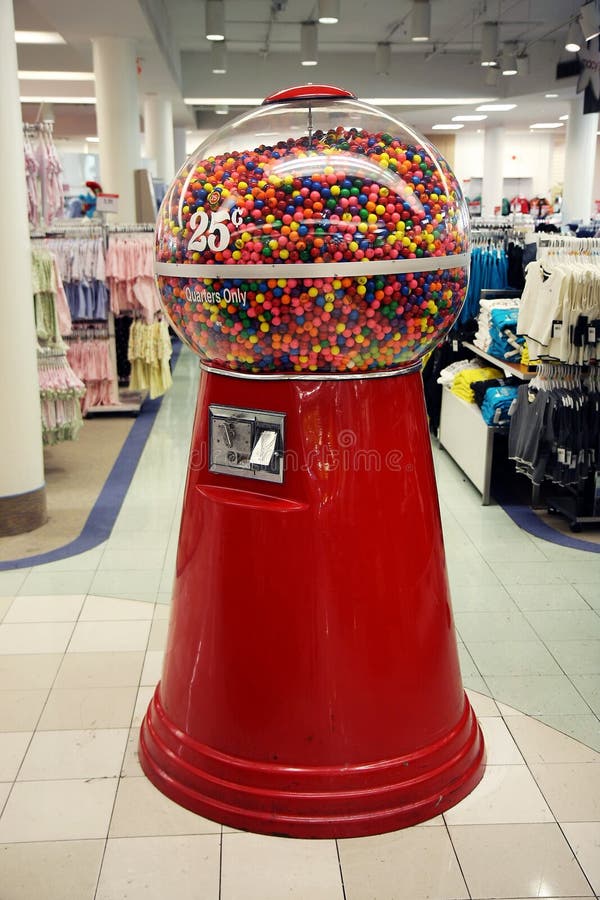 Gumball Machine from an Old Store in 1950 Stock Photo - Image of loads ...