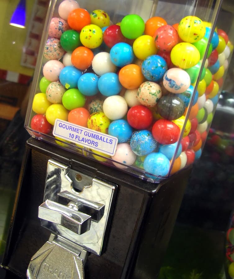 Gumball Machine from an Old Store in 1950 Stock Photo - Image of loads, candies: 15296100