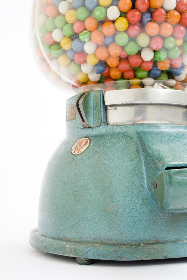 Gumball Machine from an Old Store in 1950 Stock Image - Image of ...