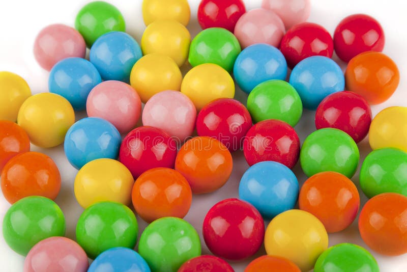 Gumballs stock photo. Image of isolated, colorfull, colors - 90395640