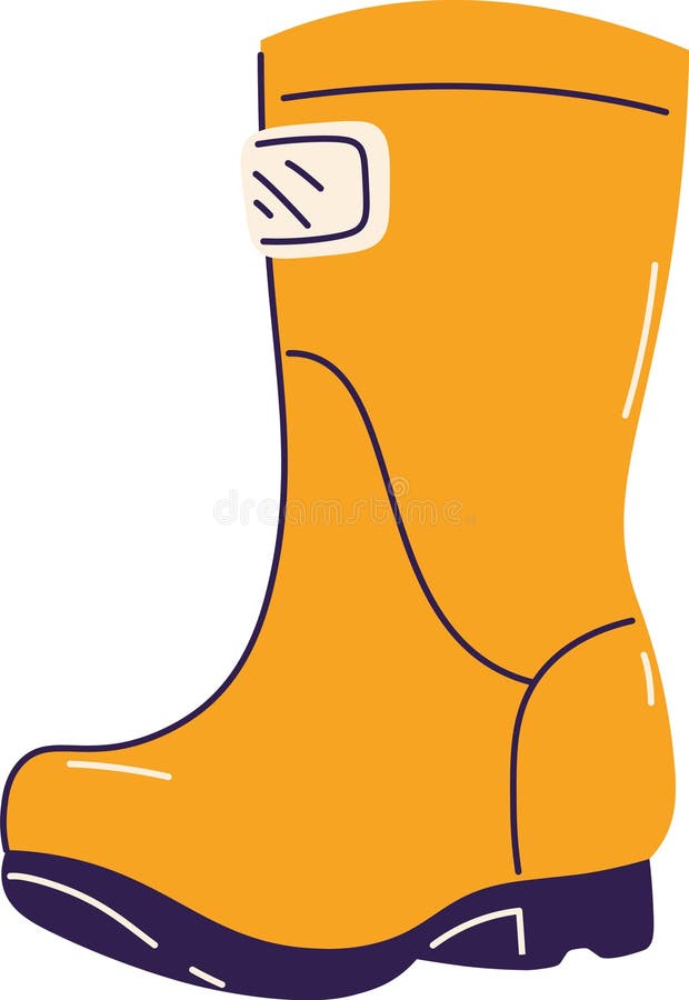 Gumboot Rubber Boot stock vector. Illustration of rubber - 285101081