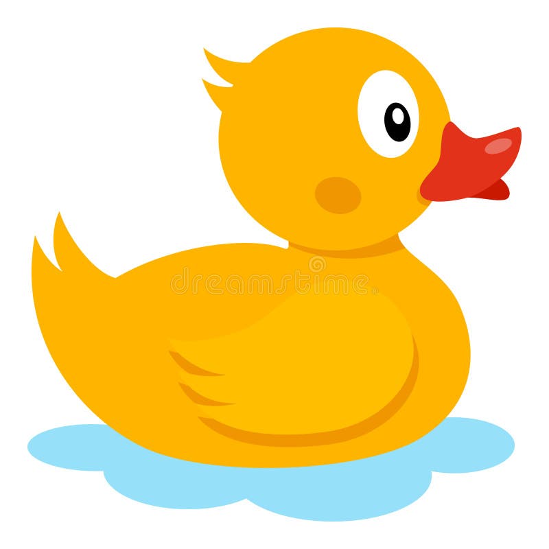 Gummi-Duck Horizontal Boy Foto Frame Vektor Abbildung - Illustration ...