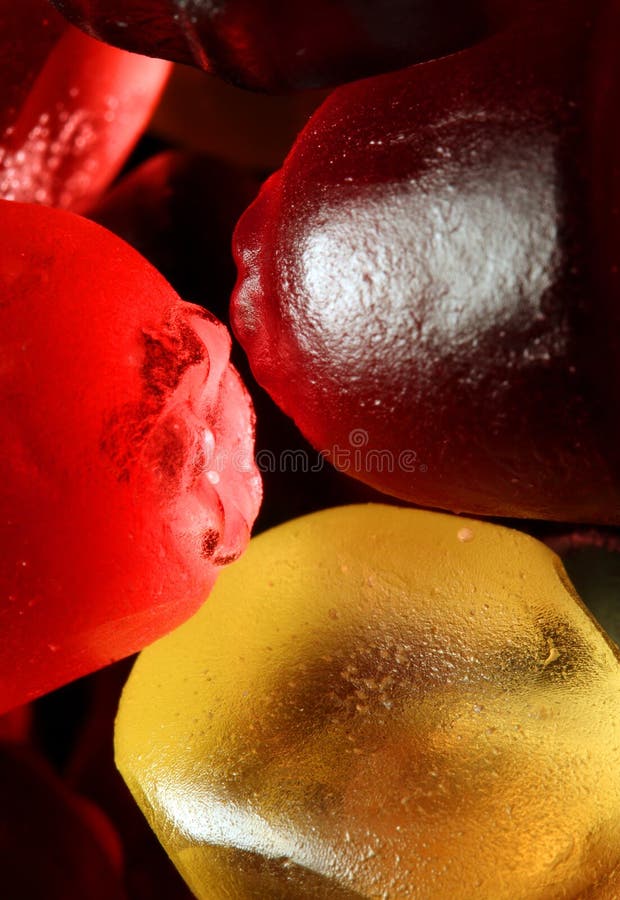 Gummi Sweets - Extremely Close-up Stock Photo - Image of multi, close ...