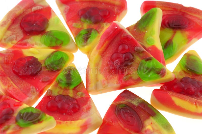 Gummy Candy stock photo. Image of snack, tasty, pizza - 16387578