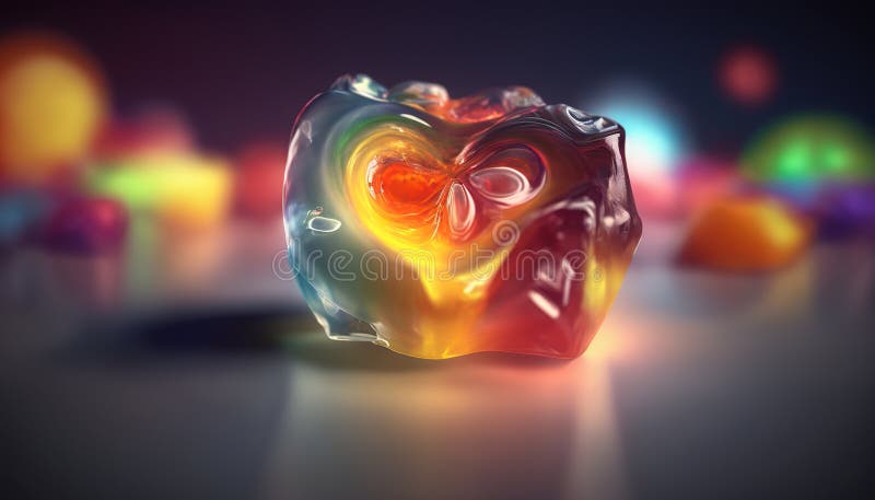 Gummy Candy on Background. stock illustration. Illustration of group ...