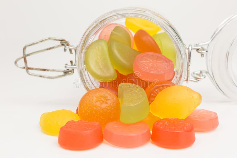 Gummy candy in a jar stock image. Image of confectionery - 159159179