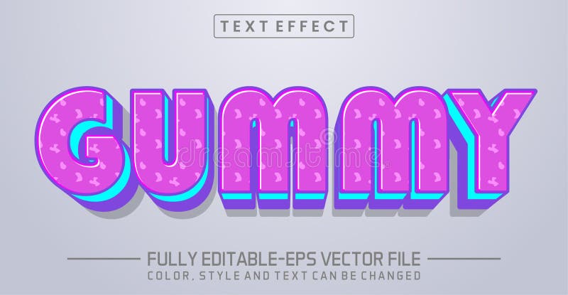 Gummy Font Stock Illustrations – 444 Gummy Font Stock Illustrations ...