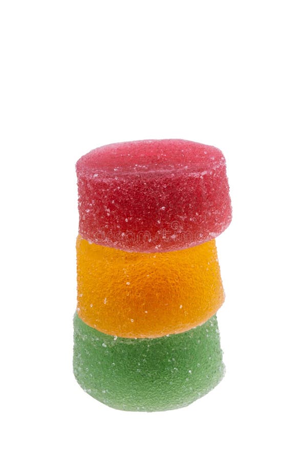 Gummy fruit sweets stock image. Image of flavor, gumball - 1315185