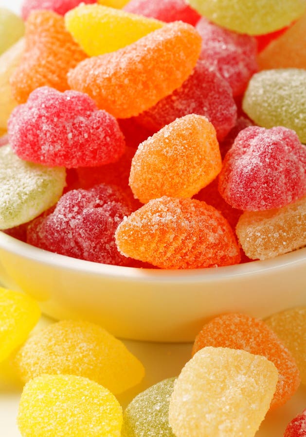 Gummy fruit candy stock image. Image of closeup, sugar - 32813937