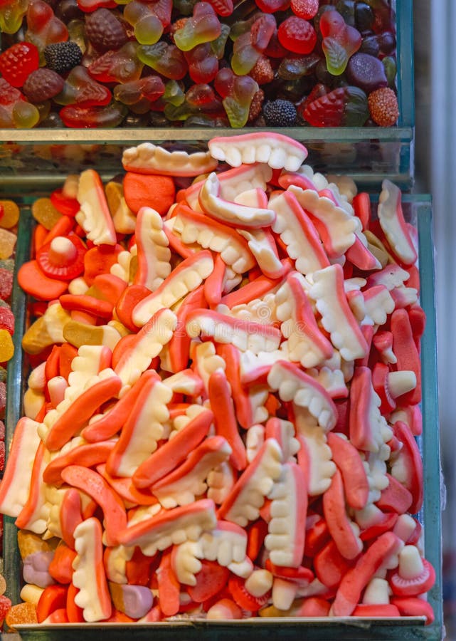 Gummy Teeth Sweets stock photo. Image of food, gummy - 298657440