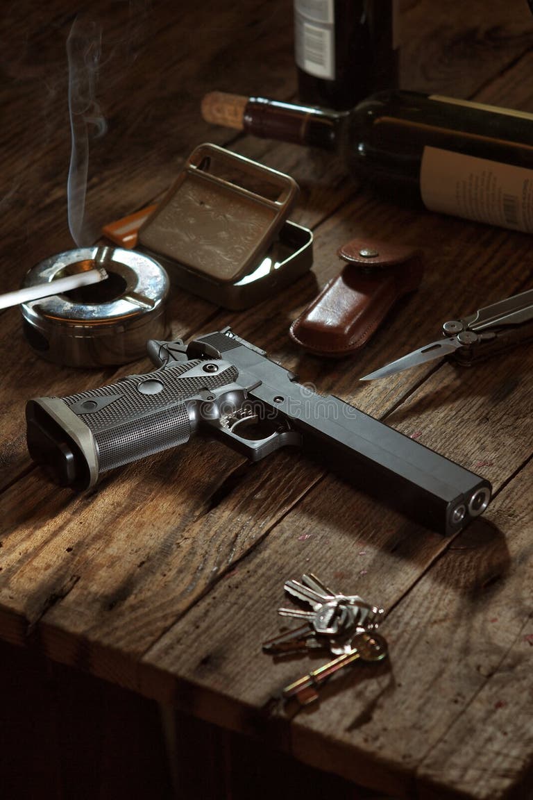 Smoking Gun Table Stock Photos - Free & Royalty-Free Stock Photos from ...
