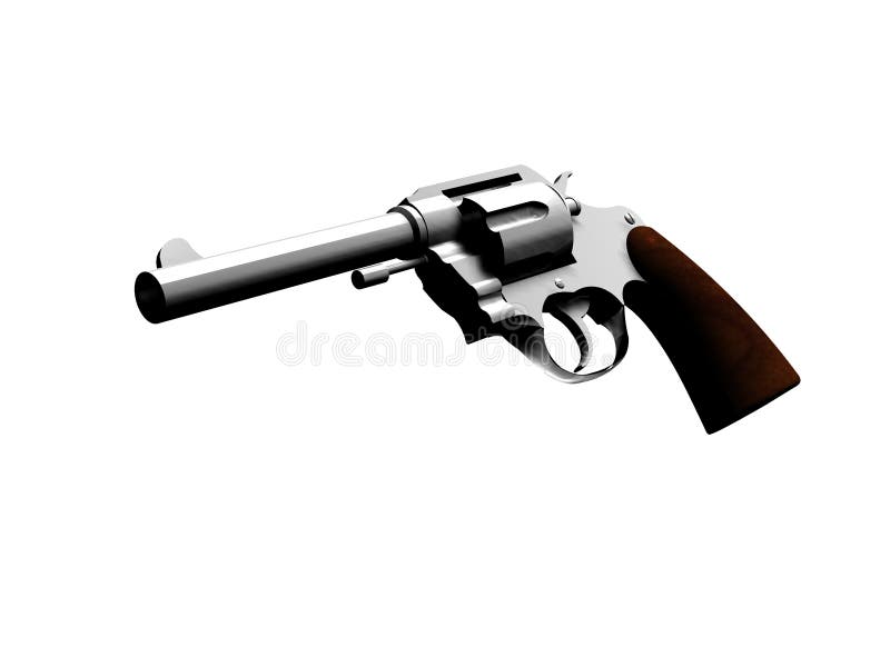 The Gun stock illustration. Illustration of handgun, crime - 4921328