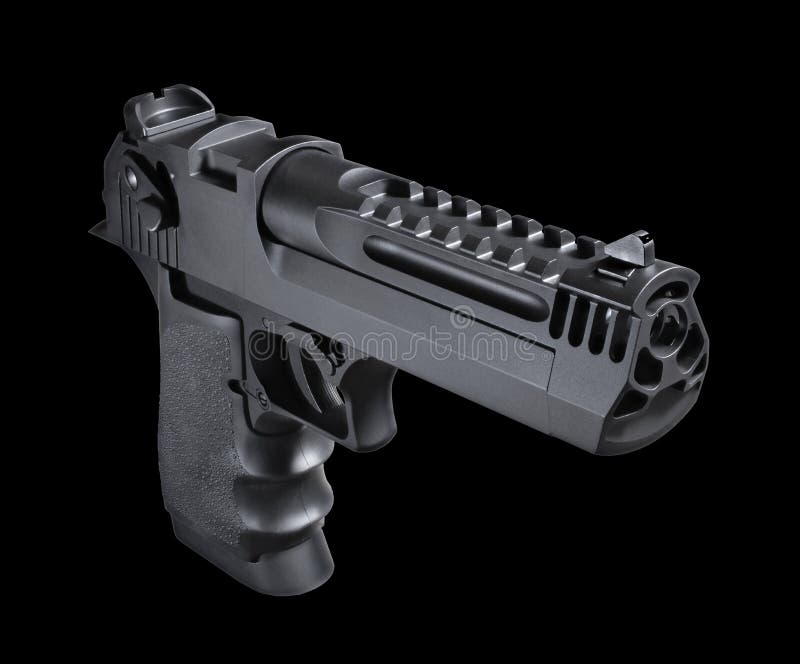 Gun Angled Toward the Viewer Stock Image - Image of lever, trigger ...