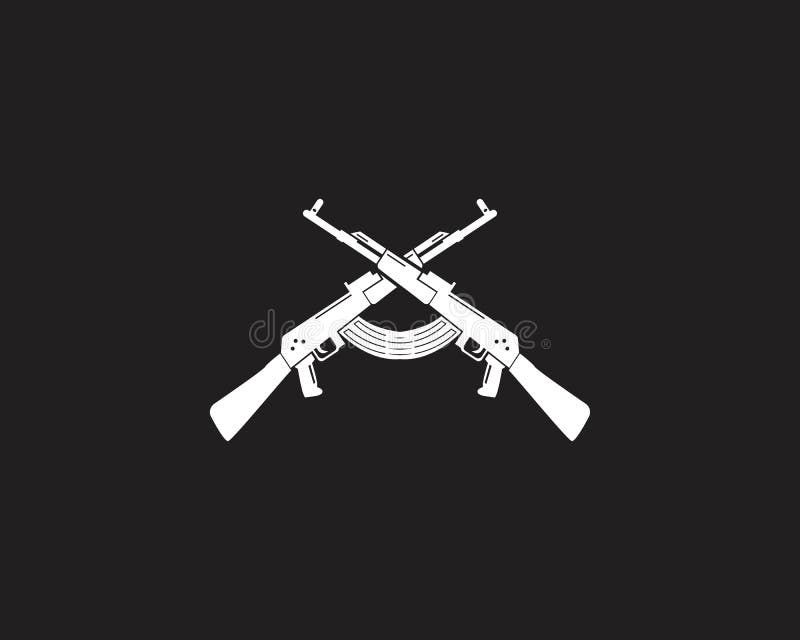 Gun Army Military Icon and Symbol Vector Illustration Stock Vector ...