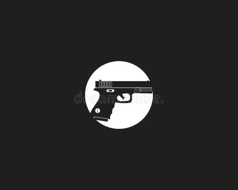 Gun Army Military Icon and Symbol Vector Illustration Stock Vector ...