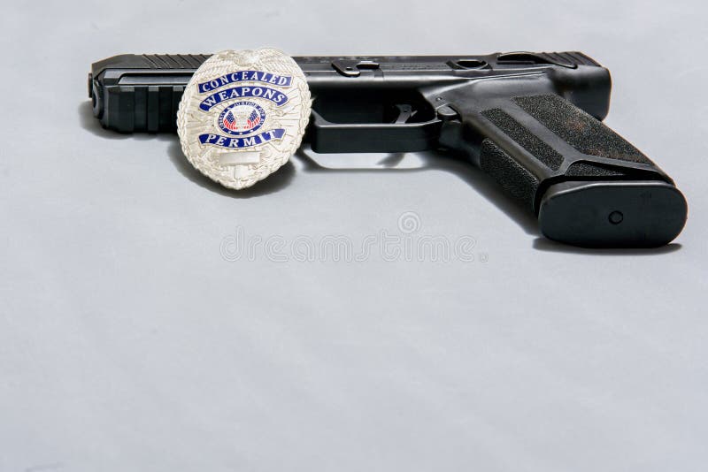 Gun and Ammo on White Background Stock Image - Image of white, danger ...