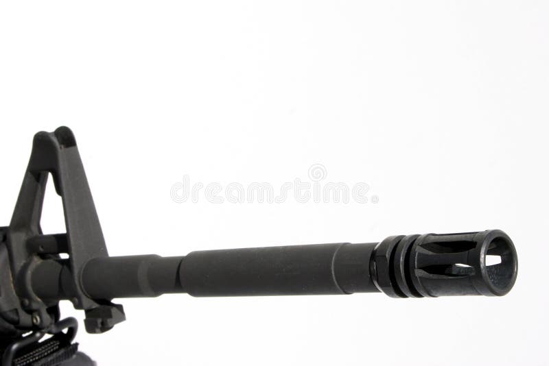 Gun Barrel stock image. Image of sight, black, barrel - 17660723