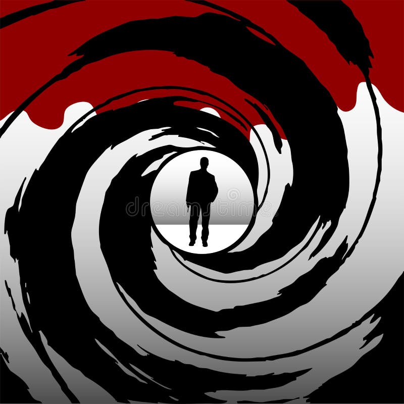 Gun barrel stock vector. Illustration of violence, fight - 8654954