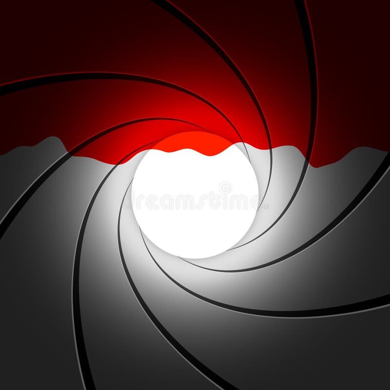 Gun barrel with blood stock vector. Illustration of pistol - 13234816