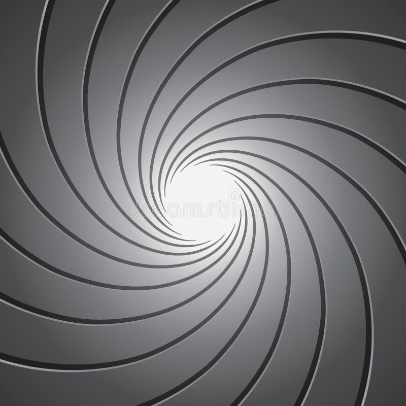 Gun Barrel. Vector Illustration Decorative Design Stock Vector ...