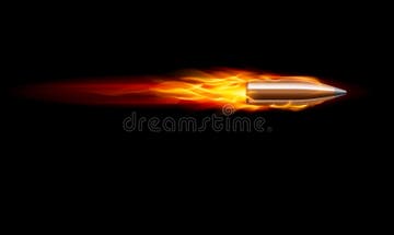 Gun Bullet Shot stock vector. Illustration of battle - 26663044