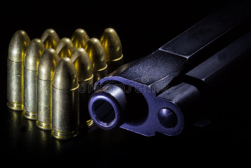 History of the Second Amendment - Bullets on Bill of Rights Stock Image ...