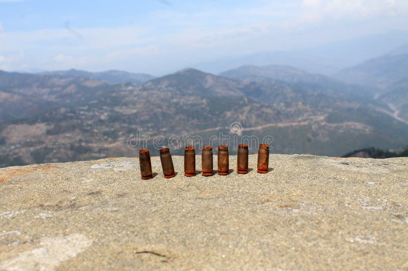 The Bullets Mountain View Background Stock Photo - Image of plateau ...