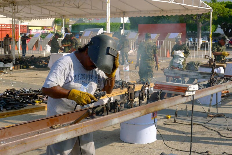 Gun Buy Back Program editorial stock photo. Image of rifle - 28515188