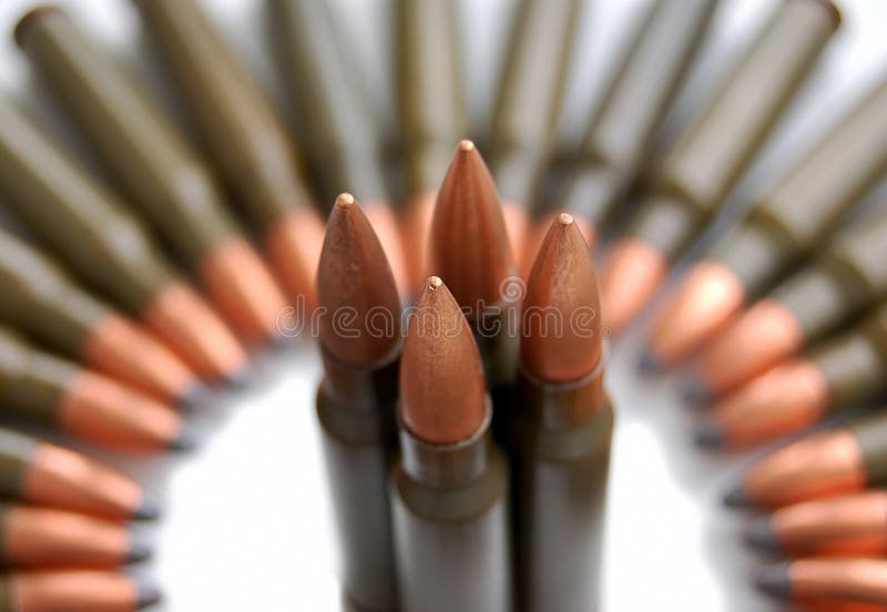 Gun cartridges stock image. Image of tips, cartridges - 5013561