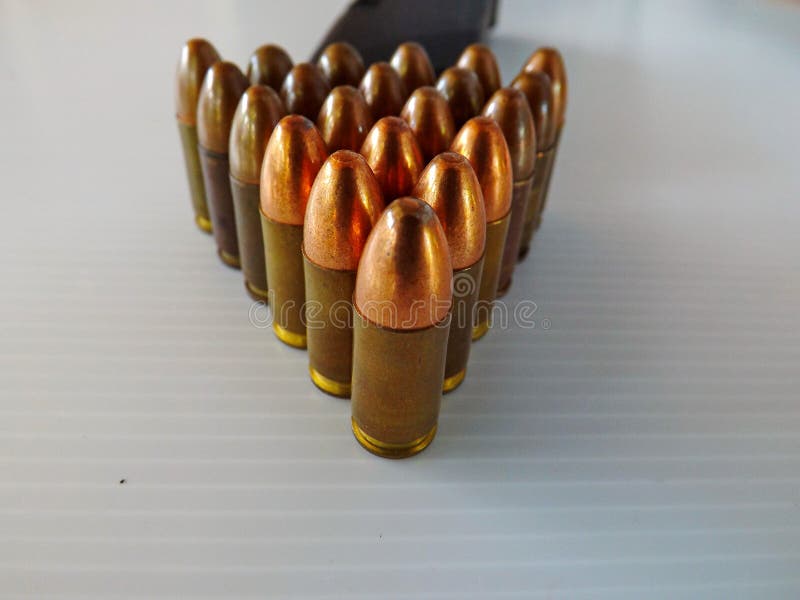 Gun and cartridges stock image. Image of shot, crime - 103048035