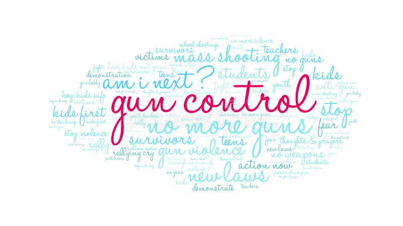 Gun Control Animated Word Cloud Stock Footage - Video of action ...