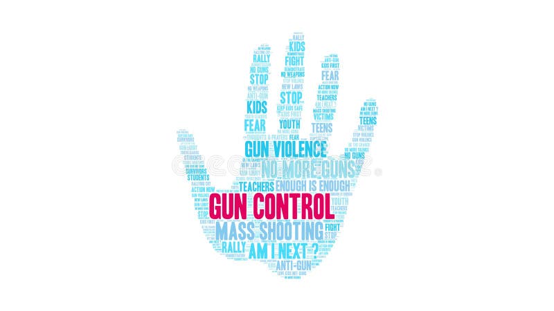 Gun Control Animated Word Cloud Stock Video - Video of love, safe ...