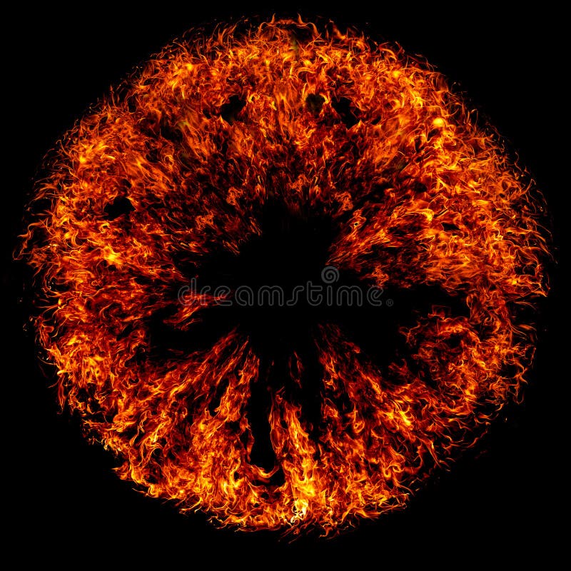 Gun Fire Flashes. Flame Explosion Effect during Shot with Gun. Flash ...