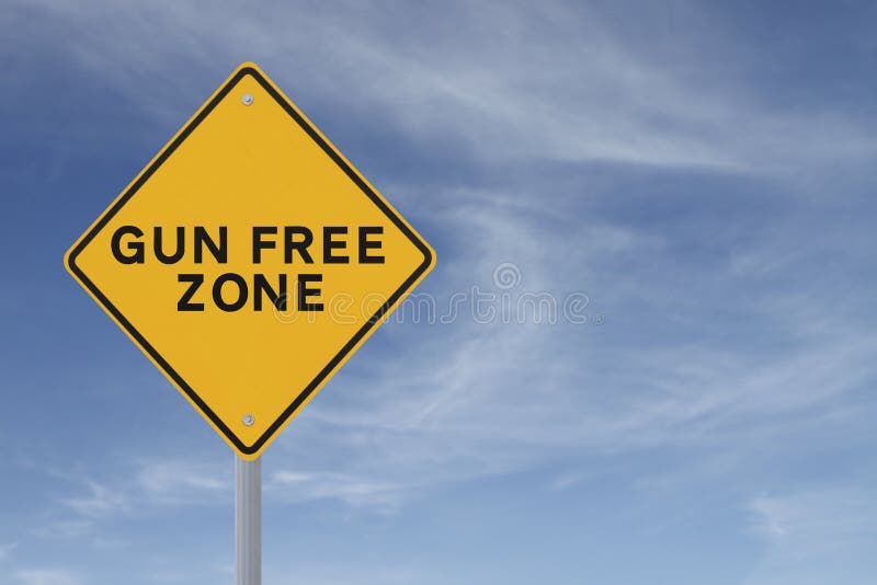 Gun Free Zone stock image. Image of danger, weapon, weapons - 26987325