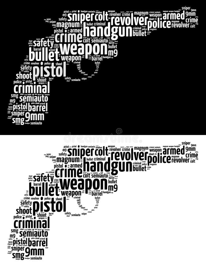 Gun Info Text Graphics Arrangement Stock Illustrations – 2 Gun Info ...