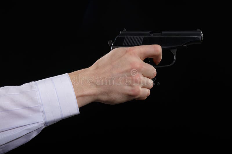 Concealed Weapon, Hand Gun, Pistol, Handgun Stock Image - Image of ...