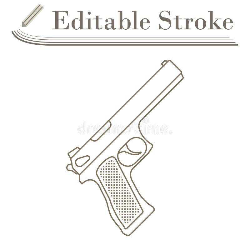 Gun Magazine Icon stock vector. Illustration of magazine - 155786569