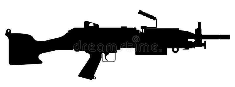Gun Icon. Machine Gun. Firearms. Submachine Gun Sign. Rifle Icon Stock ...