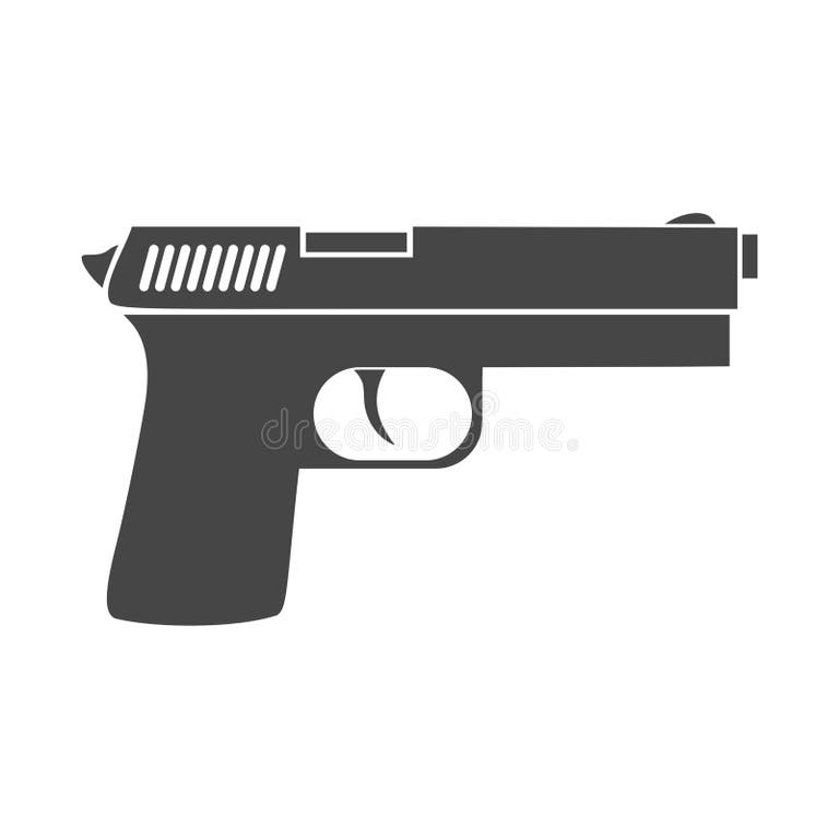 Simple Revolver Drawing Stock Illustrations – 289 Simple Revolver ...