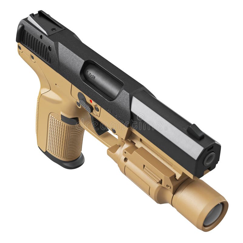 Gun Military, Police, Top View Stock Illustration - Illustration of ...